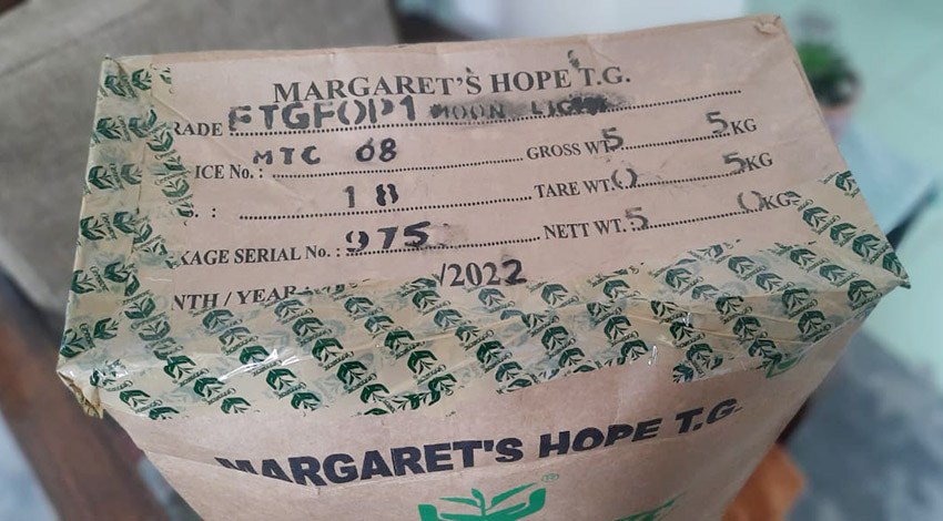 Margaret's Hope Moonlight Tea 2022 Darjeeling First Flush, Limited 5 kgs